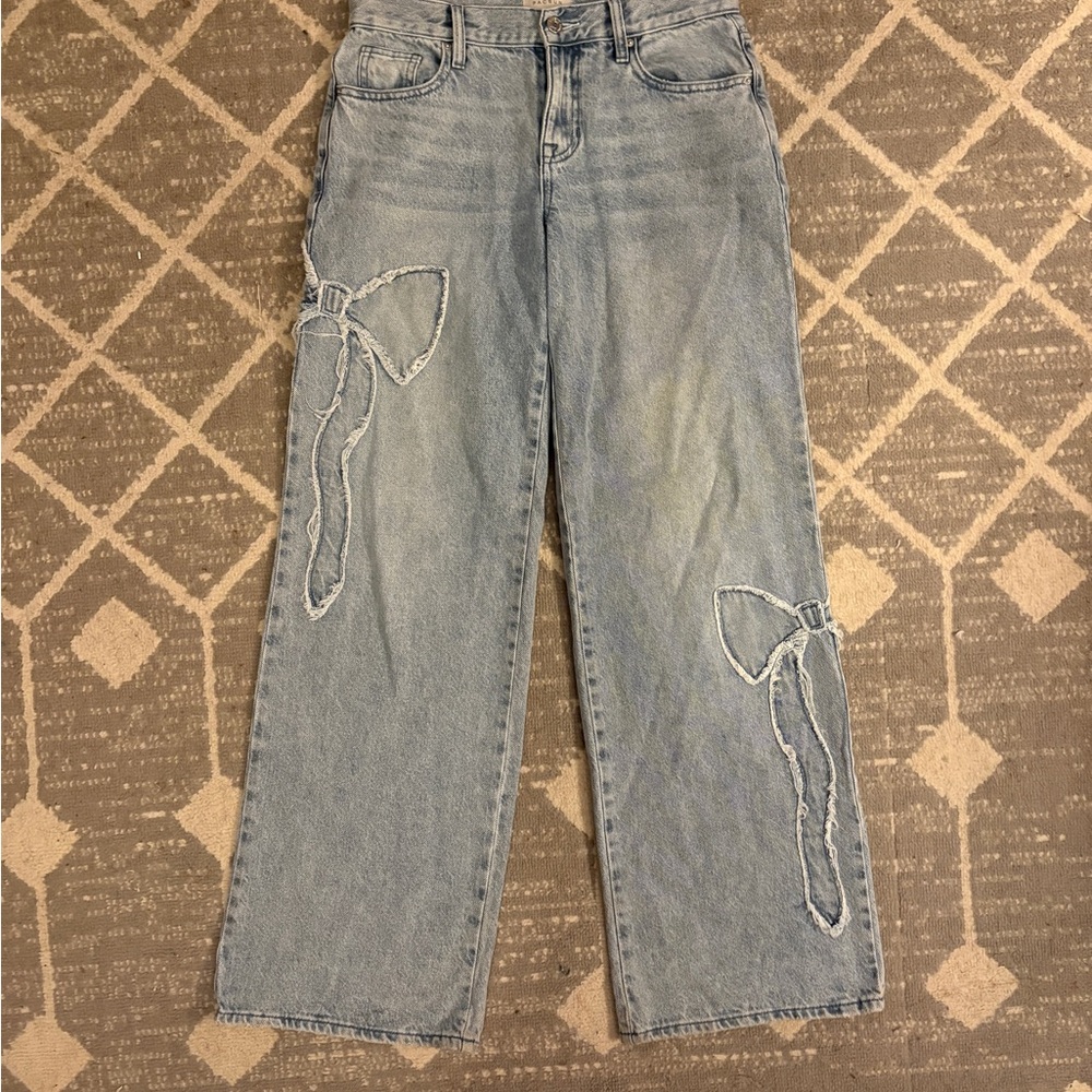 Pacsun Casey Low Rise Baggy Jeans Bow - Gem